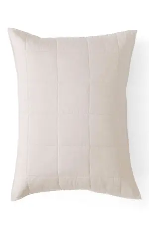 PACT Organic Quilted Sham 2-pack - Bone