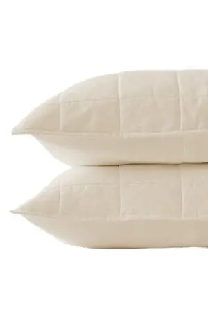 PACT Organic Quilted Sham 2-pack - Sandshell