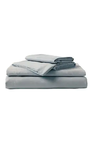 PACT Organic Room Service Sateen Sheet Set - Quarry