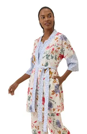 PACT Organic Staycation Short Robe