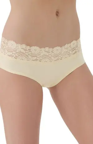 PACT Organic Cotton Lace Waist Brief 3-pack - Island Vibes