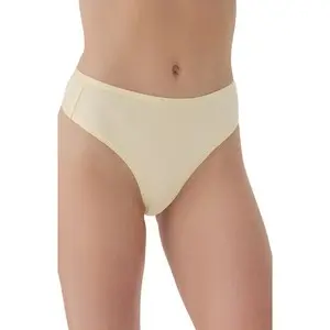 PACT Organic Cotton Everyday High Rise Thong 6-pack - Tourist