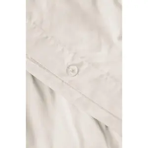 PACT Organic Room Service Sateen Duvet Cover - Bone