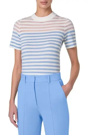 Akris Kodak Stripe Sweater