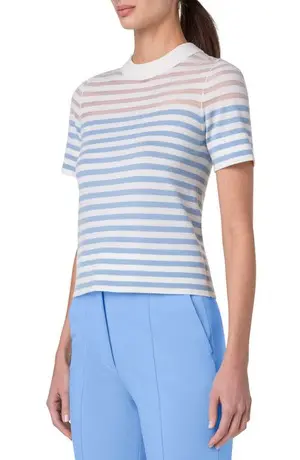 Akris Kodak Stripe Sweater