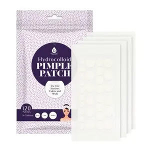 PURSONIC Hydrocolloid Pimple Patch, 120-count - White