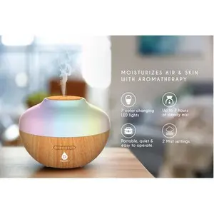 PURSONIC Aromatherapy Diffuser & Essential Oil Set-ultrasonic Top 3 Oils-300ml With 2 Mist Settings 7 Ambient Light Settings