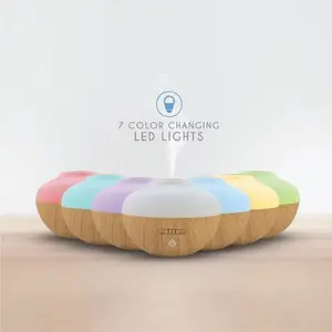 PURSONIC Aromatherapy Diffuser & Essential Oil Set-ultrasonic Top 3 Oils-300ml With 2 Mist Settings 7 Ambient Light Settings