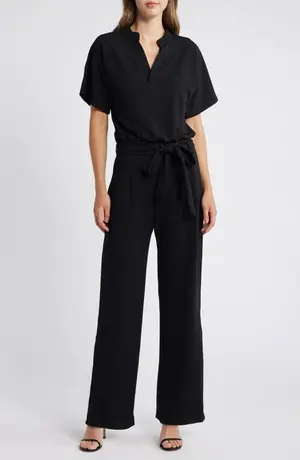 Mandarin Collar Jumpsuits