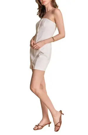 Endless Rose Strapless Mini Dress - White