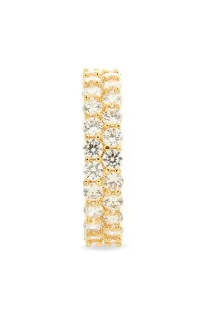 Nordstrom Cubic Zirconia Eternity Ring - Clear- Gold