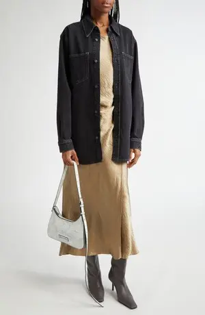 Acne Studios Relaxed Fit Organic Cotton Denim Shirt