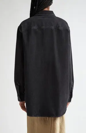 Acne Studios Relaxed Fit Organic Cotton Denim Shirt
