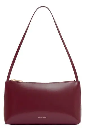 MANSUR GAVRIEL Gaia Leather Shoulder Bag - Claret