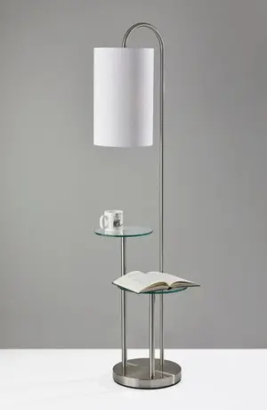 ADESSO Leonard Shelf Floor Lamp