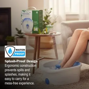 PURSONIC Foot Spa Massager With Tea Tree Foot Scrub - Blue