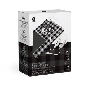 PURSONIC Extra Extra Large Electric Heating Pad - Checkers Pattern