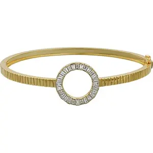 Bony Levy Bony Levy Circle Of Life Diamond Bangle 18k Yellow Gold/diamond