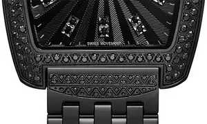 Michele Mini Urban Noir Diamond Bracelet Watch In Black - 60  display picture 3