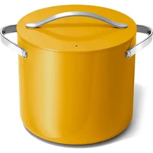 CARAWAY Nonstick Ceramic 12-quart Stockpot With Lid - Marigold