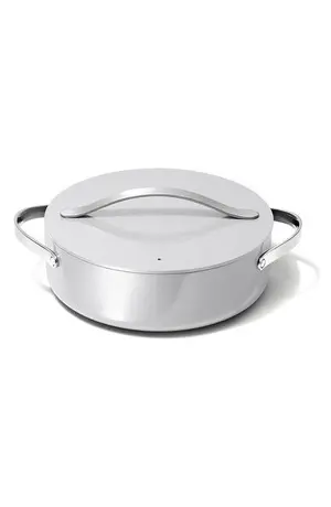 CARAWAY Nonstick Ceramic Rondeau Pan & Lid - Gray