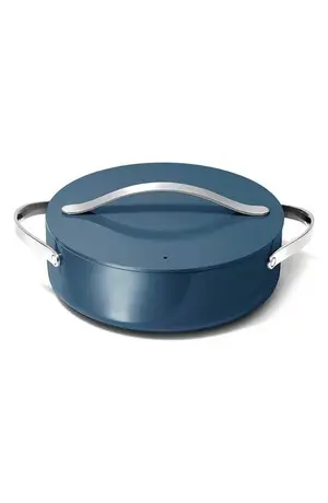 CARAWAY Nonstick Ceramic Rondeau Pan & Lid - Navy