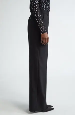 Dolce & Gabbana Wool Flare Leg Trousers