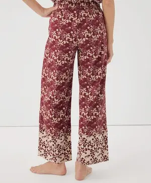 PACT Organic Staycation Sleep Pant - Berry Sprigs