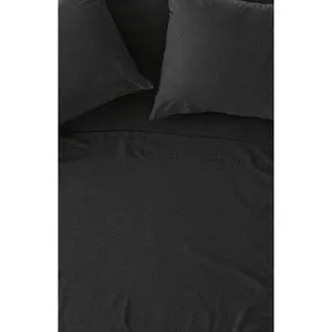 PACT Organic Favorite Tee Jersey Sheet Set Charcoal Heather