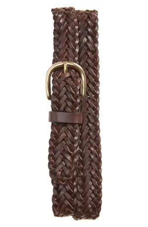 TO BOOT NEW YORK Braided Leather Belt