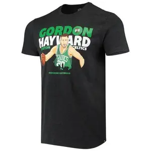 '47 Gordon Hayward Heathered Boston Celtics Player Graphic T-shirt