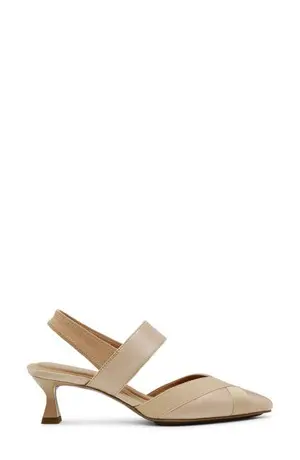 Anne Klein Ireland Kitten Heel Pumps - Natural