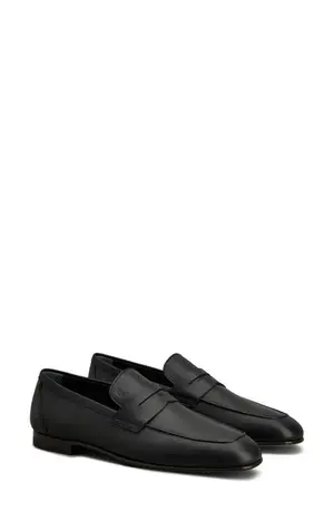 TOD'S Deconstructed Penny Loafer - Nero