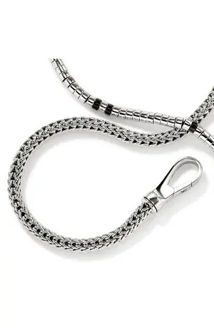John Hardy Sterling And Onyx Bracelet