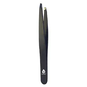 PURSONIC Salon Grade Slant Tip Tweezer - Black