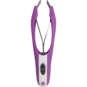 PURSONIC Automatic Retractable Slant Tweezers - Purple
