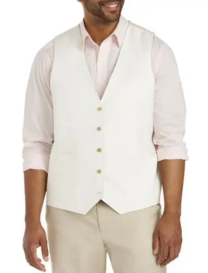 OAK HILL BY DXL Big & Tall Reversible Vest