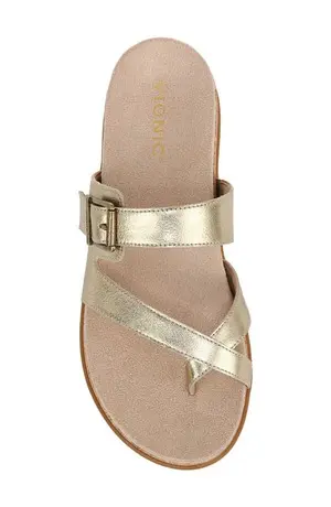 Vionic Carmela Platform Sandal - Gold
