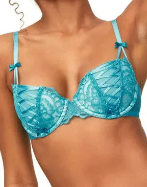 ADORE ME Enny Contour Balconette Bra - Medium Blue