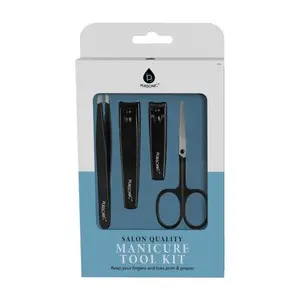 PURSONIC Salon Quality Manicure Tool Kit - Silver