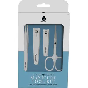 PURSONIC Salon Quality Manicure Tool Kit - White