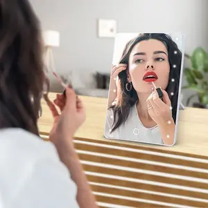 PURSONIC Smart Mirror Touchscreen Makeup Vanity - White