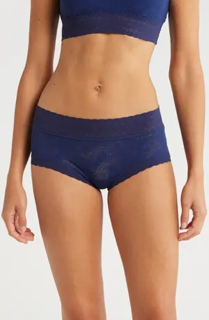 MEUNDIES Allover Lace Hipster Briefs Midnight Navy