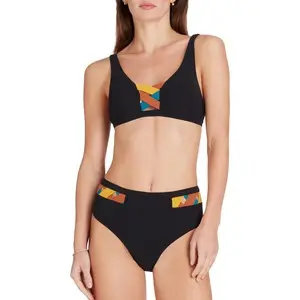 VALIMARE Martinique High-waist Bikini Bottom - Black