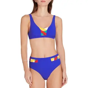 VALIMARE Martinique High-waist Bikini Bottom - Blue