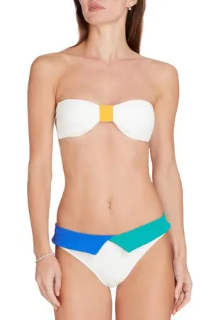 VALIMARE Capri Bandeau Bikini Top - Off White