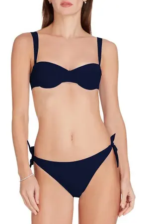 VALIMARE Milos Side Tie Bikini Bottom - Navy Blue