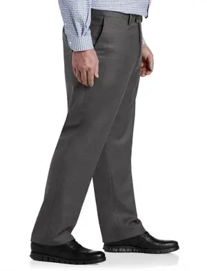OAK HILL PREMIUM BY DXL Sharkskin Suit Pants