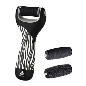 PURSONIC Pedi Perfect Foot File Battery Operated Callus Remover Tool - Black