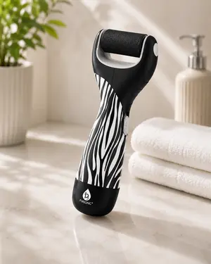 PURSONIC Pedi Perfect Foot File Battery Operated Callus Remover Tool - Black